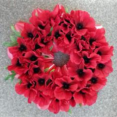 Remembrance Poppy - Silk - Funeral Flowers Runcorn
