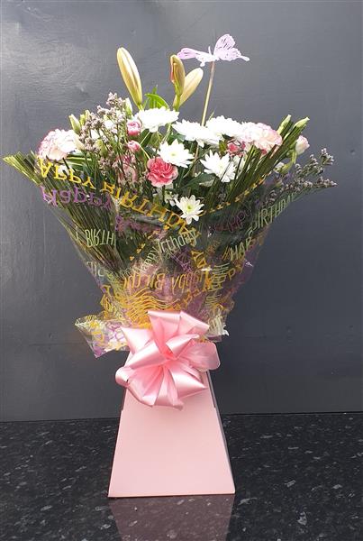 Pink & Simple Anita's Blossoming Flowers & Gifts Florist Runcorn